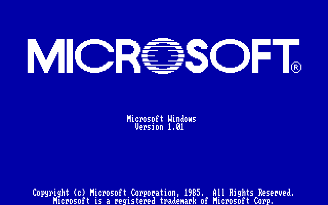 Windows 1.01 (1985) First Release Free Download Floppy Disc Image Files ...